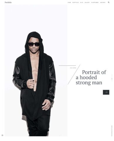 Portfolio Static Theme for Artists, Designers or Photographers